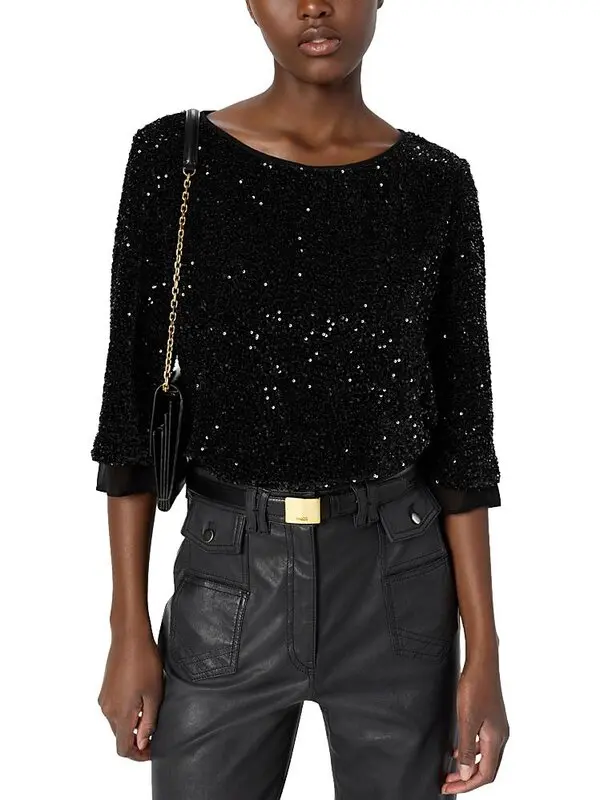 Gerard Darel Alienor Top - Black