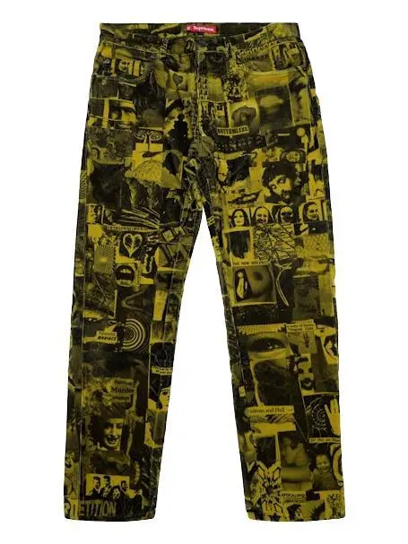 Supreme Vibrations Corduroy Pant - Yellow