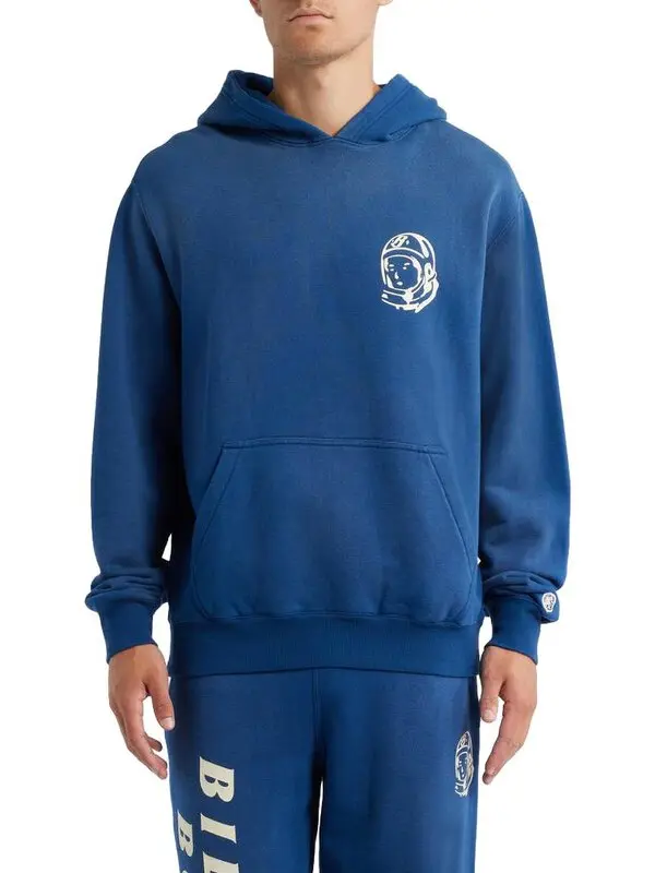 BILLIONAIRE BOYS CLUB Graphic Cotton Hoodie - Navy Peony