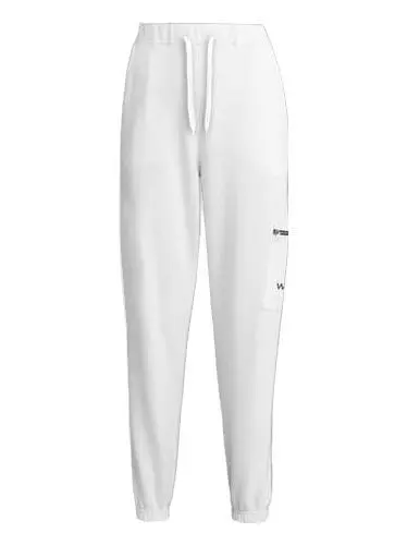 BLVCK Zip Pocket Sweatpants - White