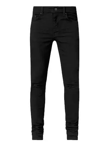 BLVCK Monogram Pockets Stretch-denim Jeans - Black