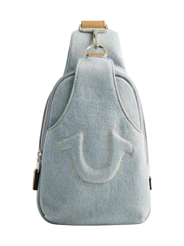 True Religion Stitched Horseshoe Sling - Light Blue