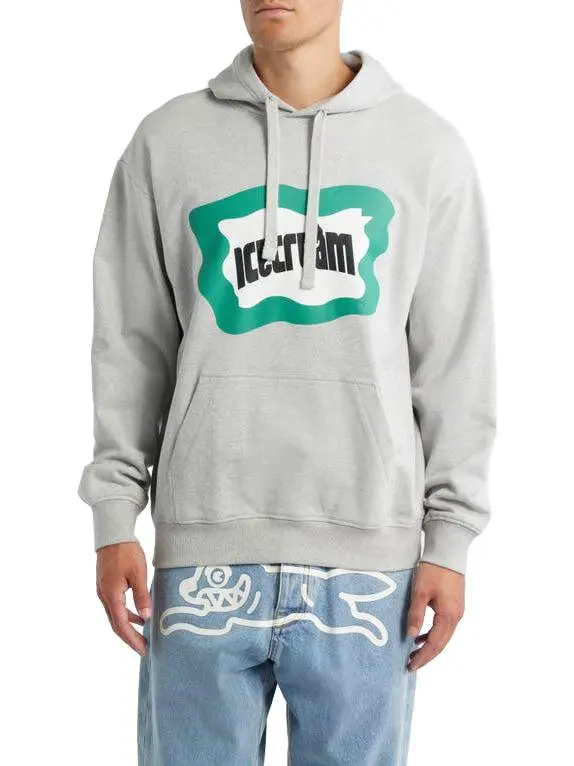 ICECREAM Graphic Hoodie - Heather Gray