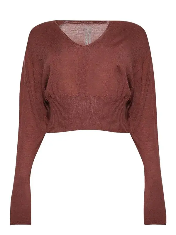 Rick Owens Cropped Top - Red