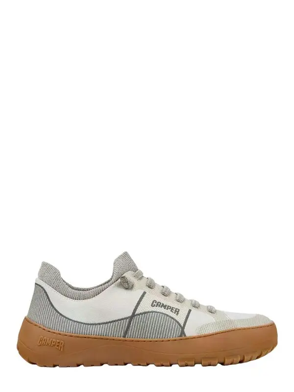Camper Logo-detail Knitted Sneakers - Neutrals