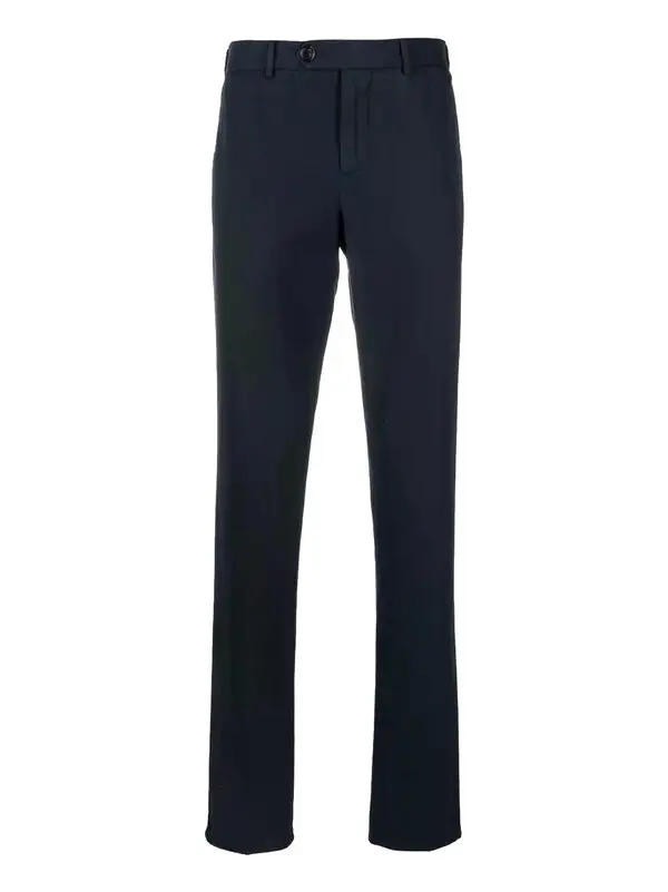 Brunello Cucinelli Mid-rise Slim Chinos - Blue