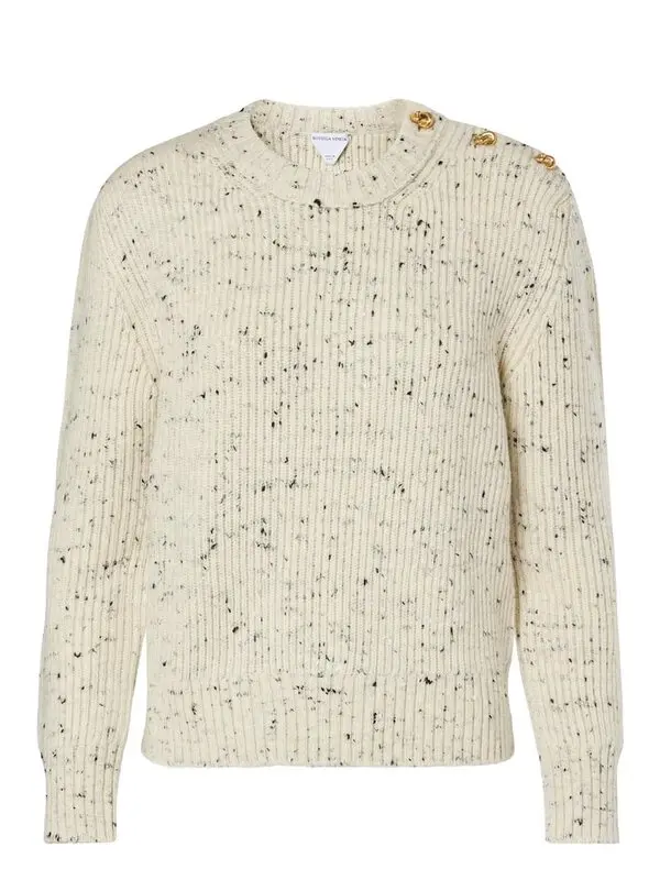 Bottega Veneta Knot Wool-blend Sweater - White
