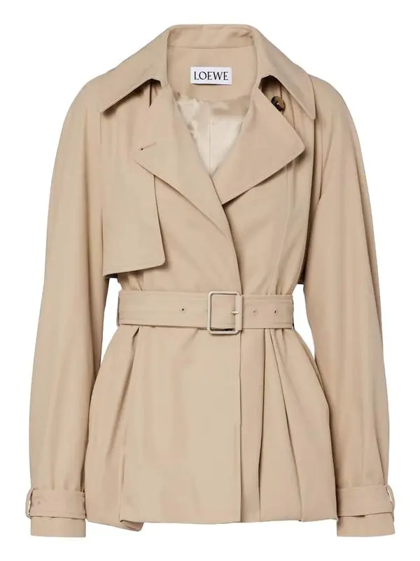 Loewe Cotton Gabardine Jacket - Beige