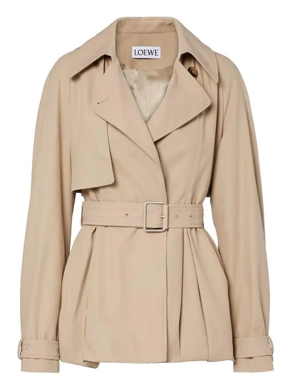 Loewe Cotton Gabardine Jacket - Beige