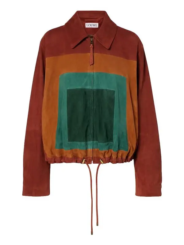 Loewe Balloon Suede Blouson - Multicoloured