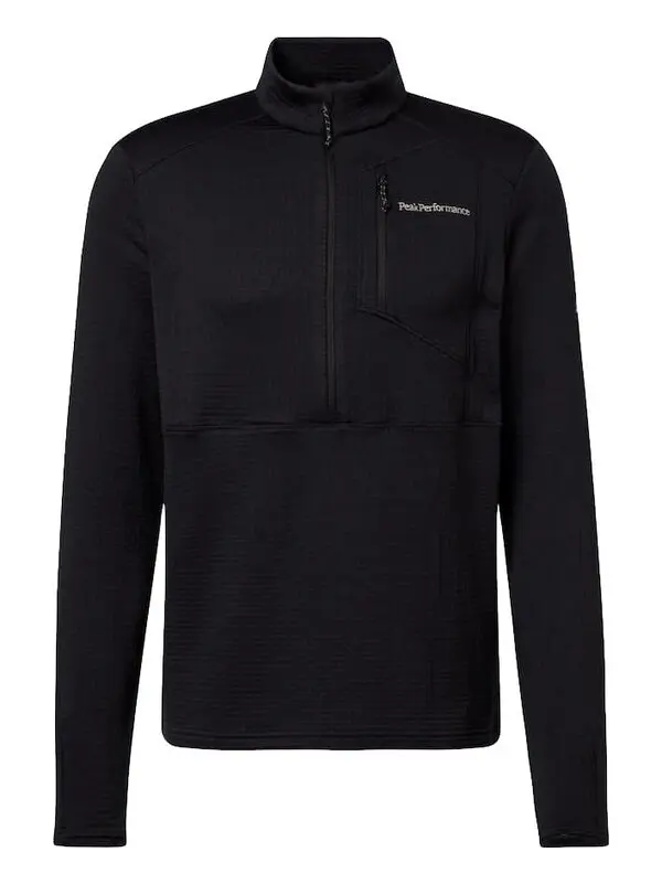 PEAK PERFORMANCE Trail Technical Half-zip Top - Black