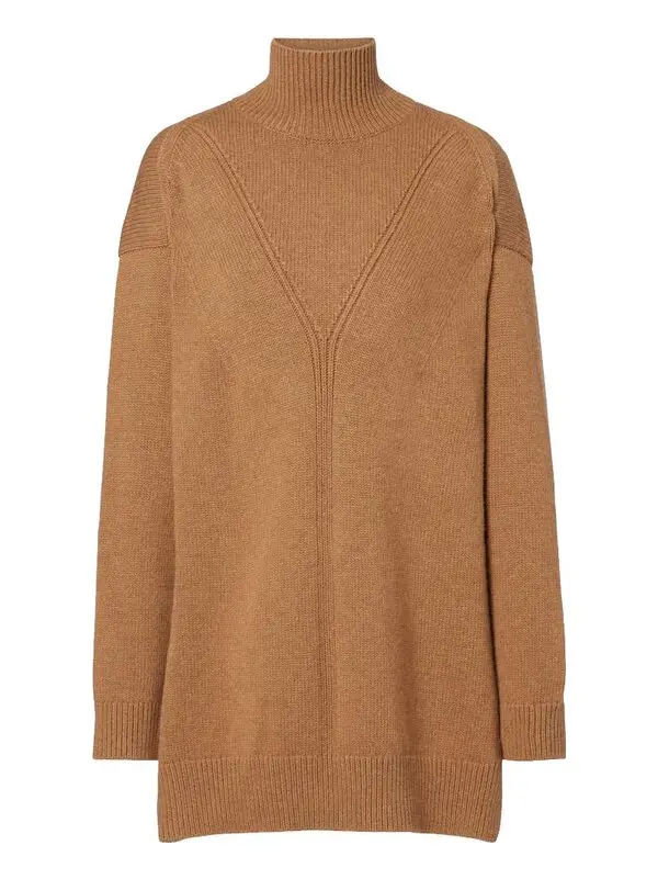 FFORME Loletta Wool And Cashmere Turtleneck Sweater - Beige