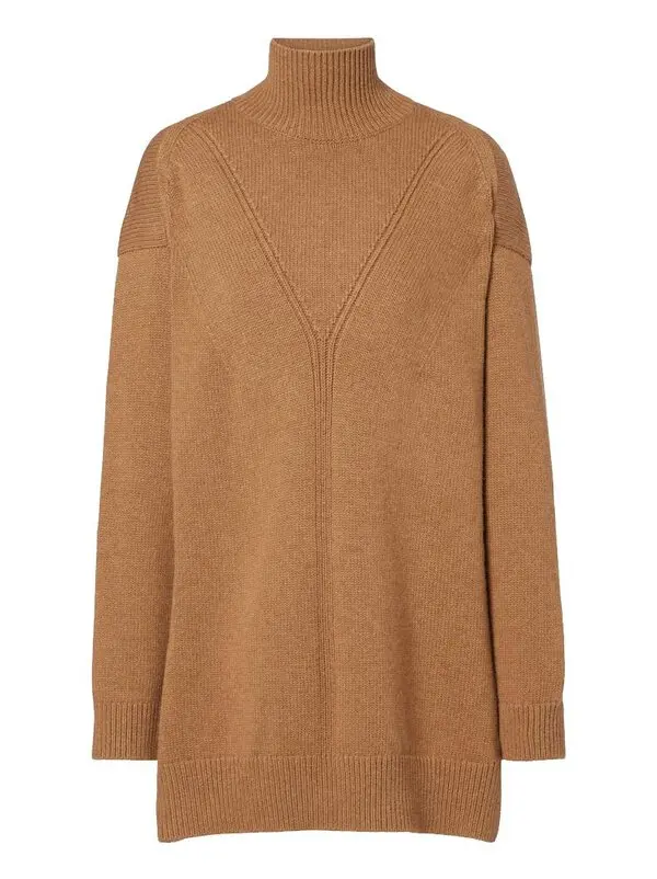 FFORME Loletta Wool And Cashmere Turtleneck Sweater - Beige