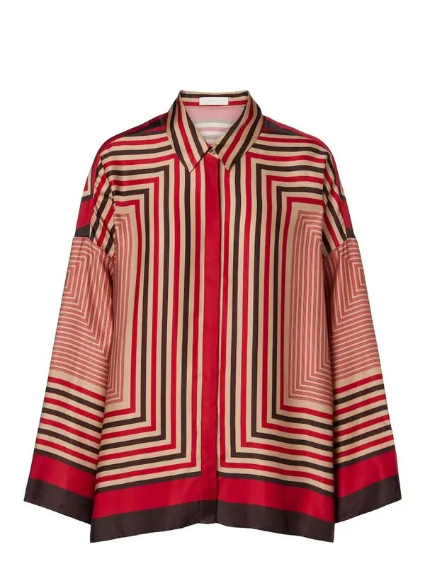 Faithfull The Brand Cora Printed Oversized Shirt - Multicoloured