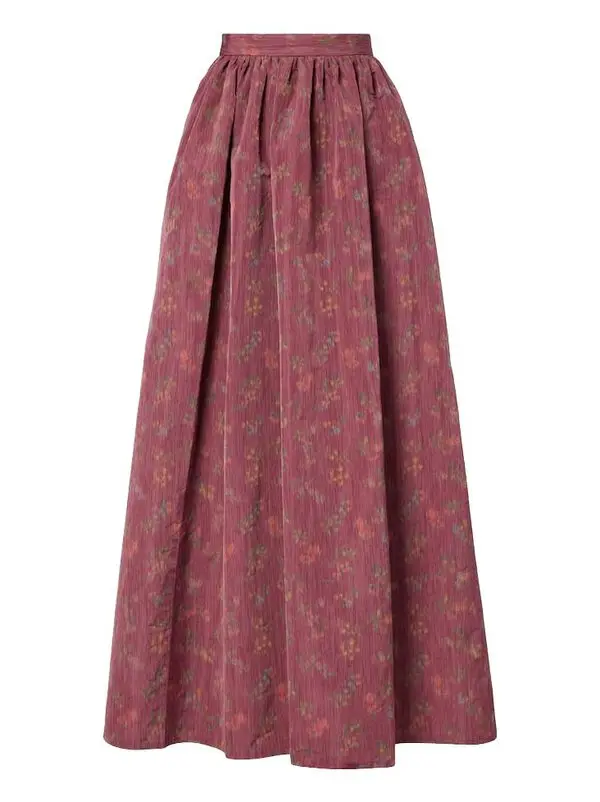 MARKARIAN Morgaine Floral Maxi Skirt - Pink