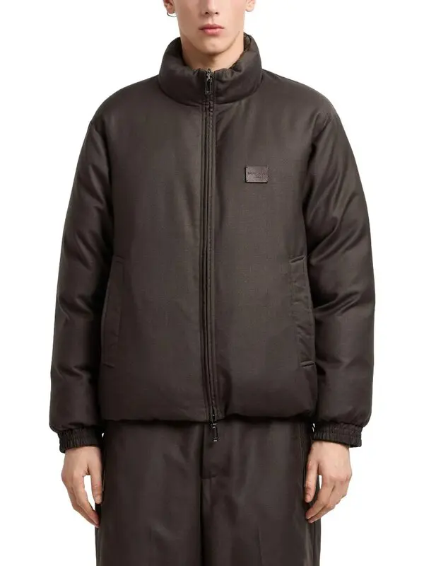 Emporio Armani Short Down Jacket - Black