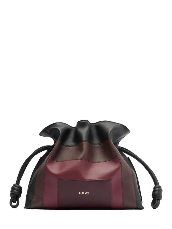 Loewe Flamenco Medium Leather Clutch - Multicoloured