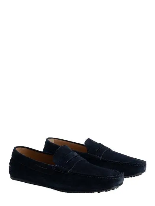 Robert Barakett Conor Suede Driving Loafer - Blue