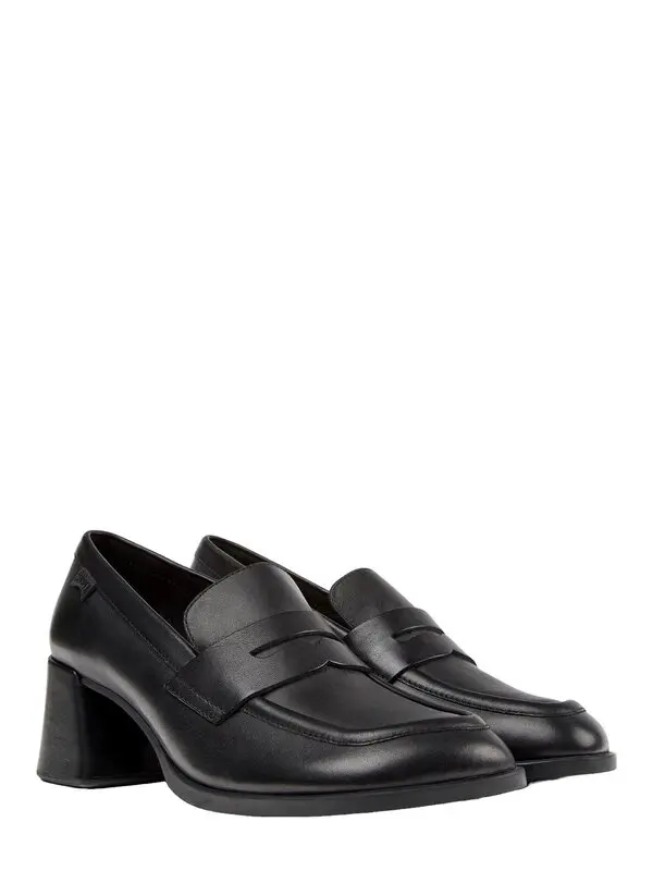 Camper Kora Penny Loafer Pump - Black