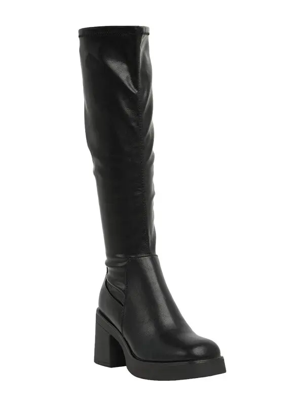 CALL IT SPRING BY ALDO Britnay Block Heel Boots - Black