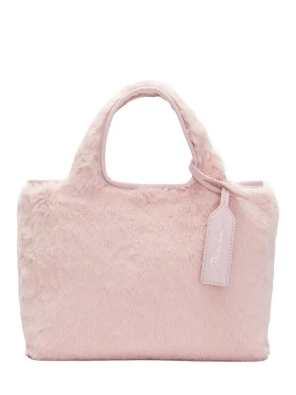 3.1 Phillip Lim Mini Market Faux Fur Tote - Blush