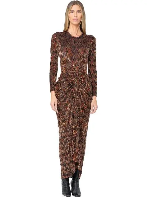JBQ Elowen Maxi Dress - Red Mosaic