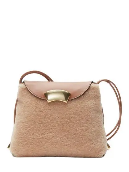 3.1 Phillip Lim Id Petite Soft Shoulder Bag - Ivory /camel