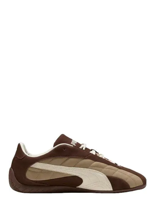 PUMA Speedcat Plus Quilted Sneakers - Espresso Brown/warm White