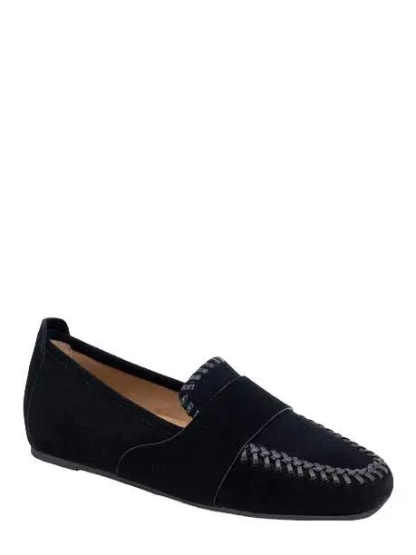 Gentle Souls Sandra Loafer - Black Suede