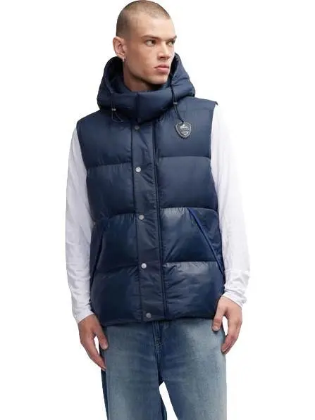 Pajar Channel Quilted Puffer Vest - Navy