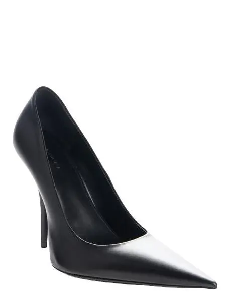 Balenciaga Avenue Pointed Toe Pump - Black/gold