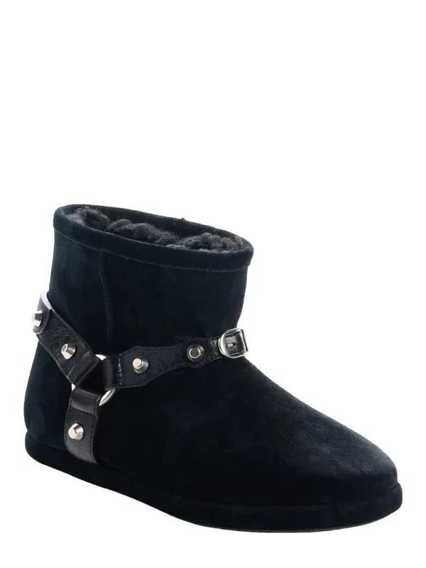 Balenciaga Alaska Stud Puffer Boots - Black/silver