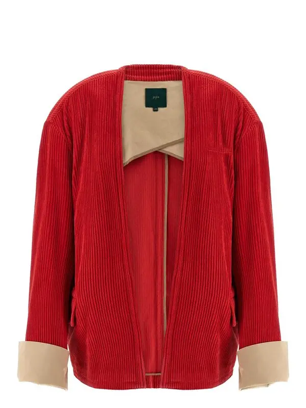 MAISON JEJIA Jonathan Corduroy Blazer - Red