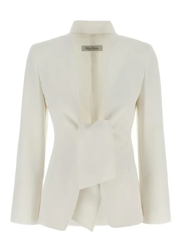 Max Mara Ghiotto Cady Blazer - White