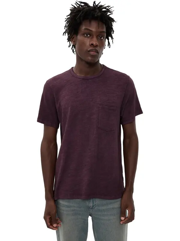 Rag & Bone Washed Classic Flame Tee - Dpplm