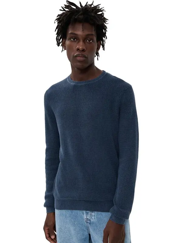 Faherty Brand Crew Neck Sweater - Blue Nights