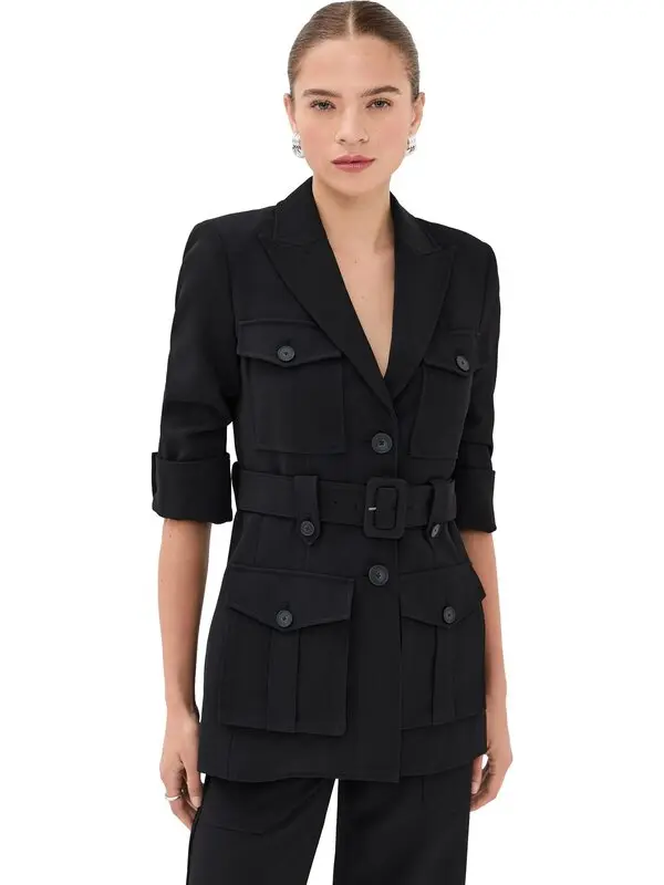 Veronica Beard Jones Dickey Jacket - Black