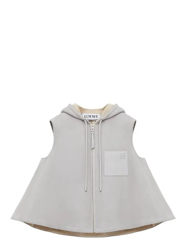 Loewe Lambskin Gilet - Grey