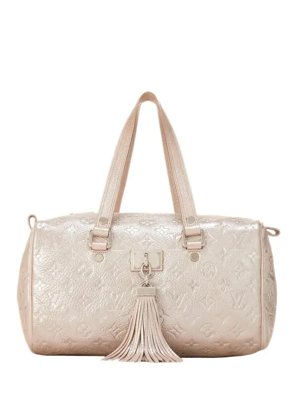 LOUIS VUITTON Monogram Shimmer Comete Shoulder Bag - Silver