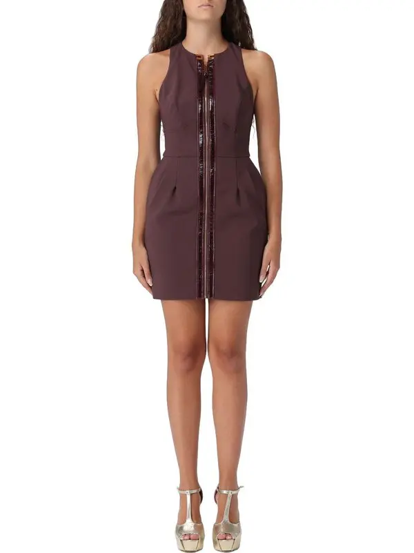 Elisabetta Franchi Sleeveless Dress - Wine