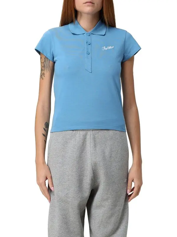 Attico Polo Shirt - Gnawed Blue