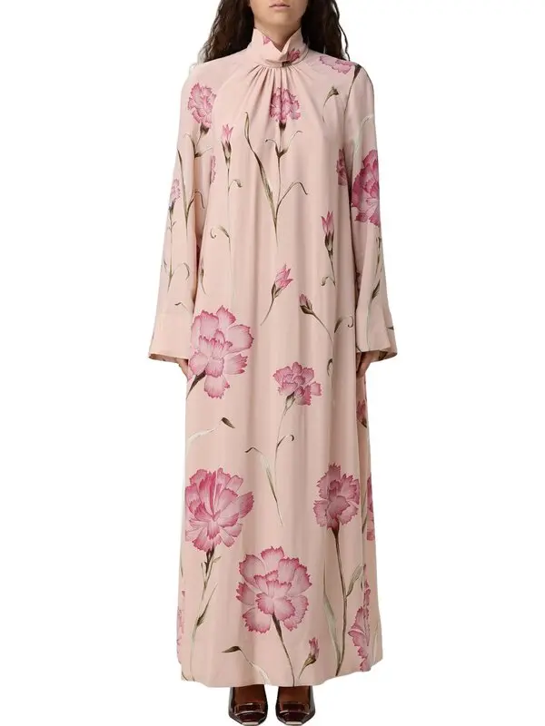 Giambattista Valli Floral Print Maxi Dress - Pink