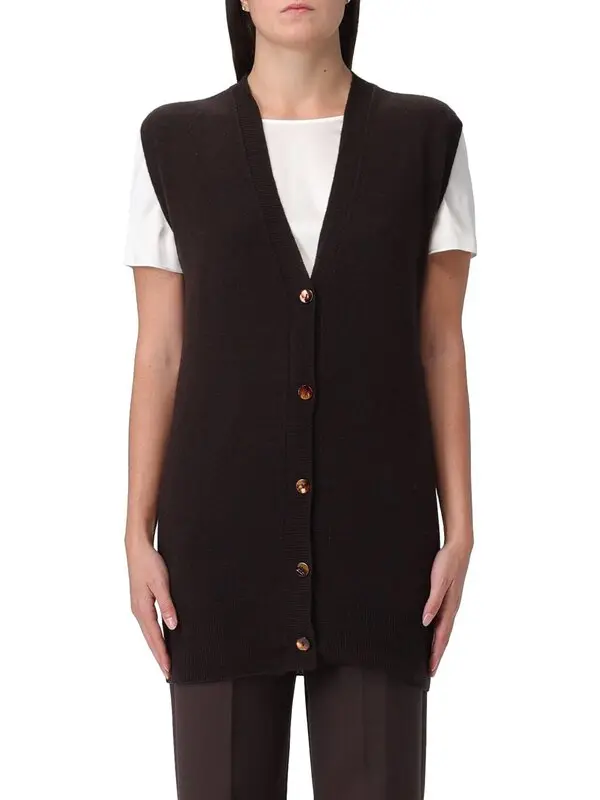 ALYSI Waistcoat - Cocoa