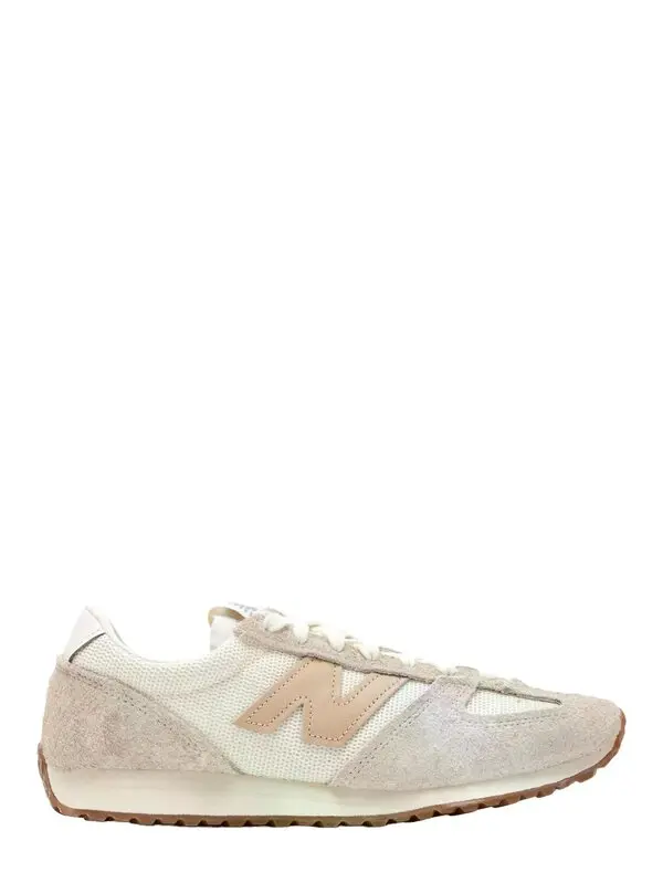 NEW BALANCE 471 Suede And Mesh Sneakers - Neutrals