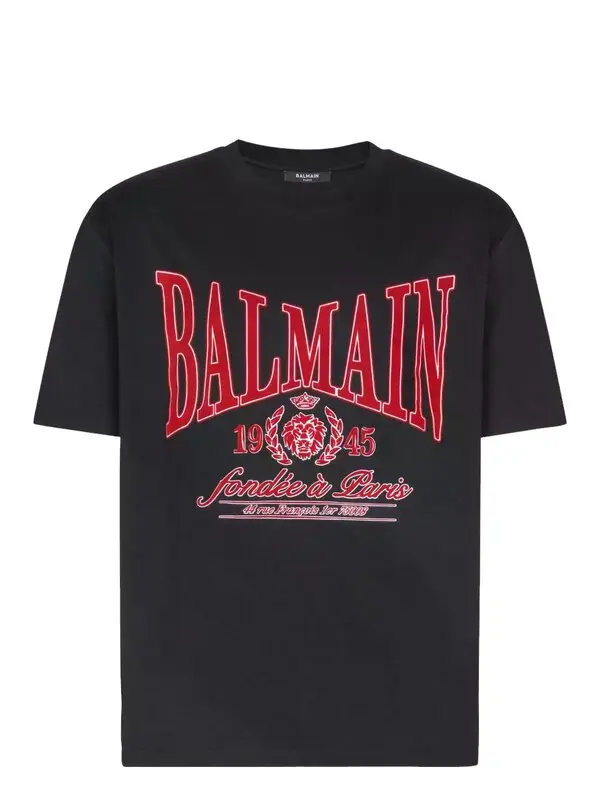 Balmain Logo-print T-shirt - Black