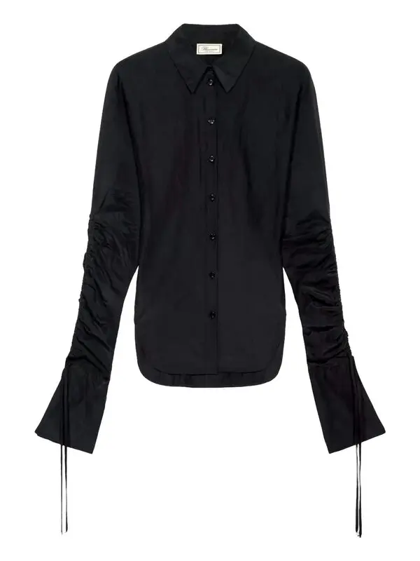 Blumarine Cinched Shirt - Black