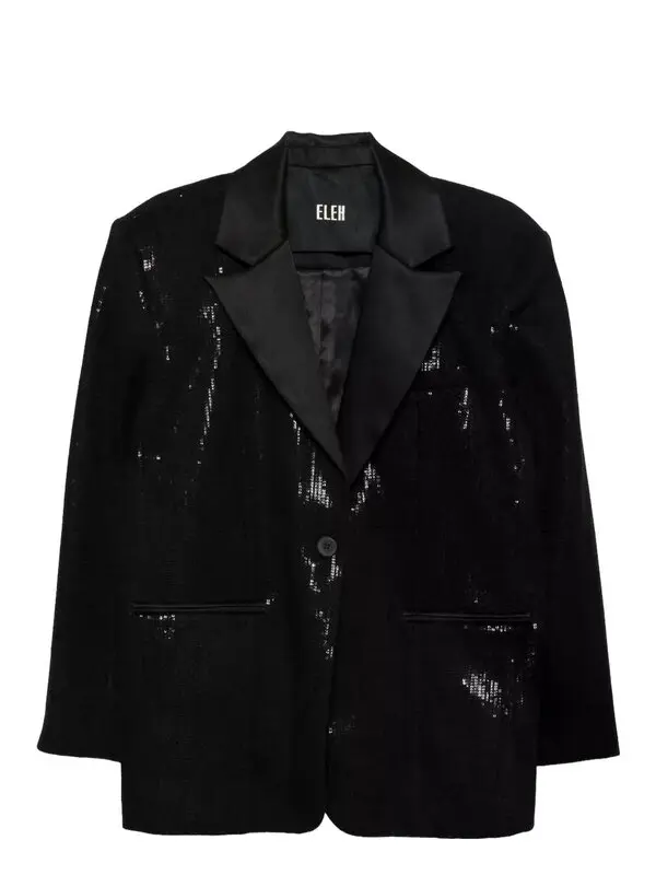 ELEH Sequin-embellished Jacket - Black