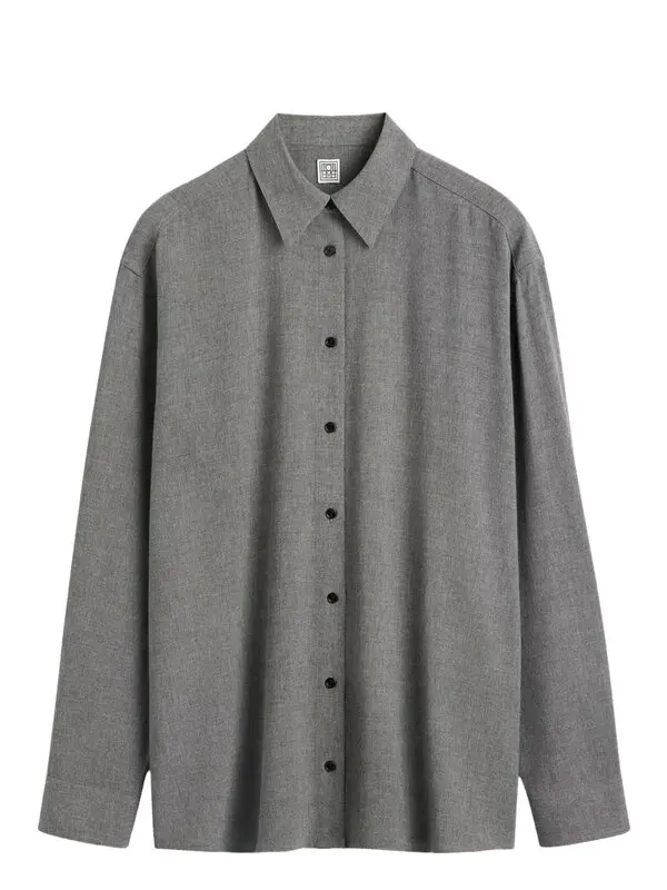 TOTEME Classic Button-down Shirt - Grey