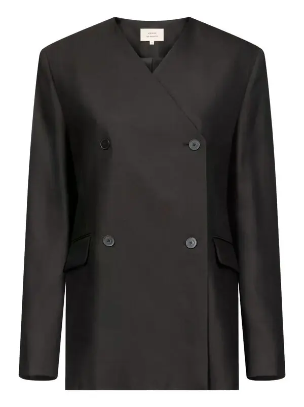 Loulou De Saison Munro Double-breasted Jacket - Black