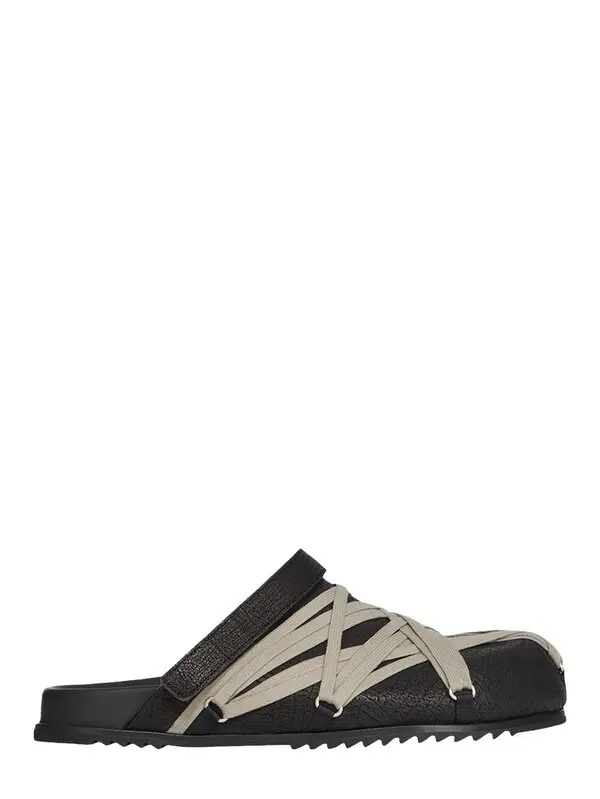 Rick Owens Concordians Megalaced Mule Granola - Black